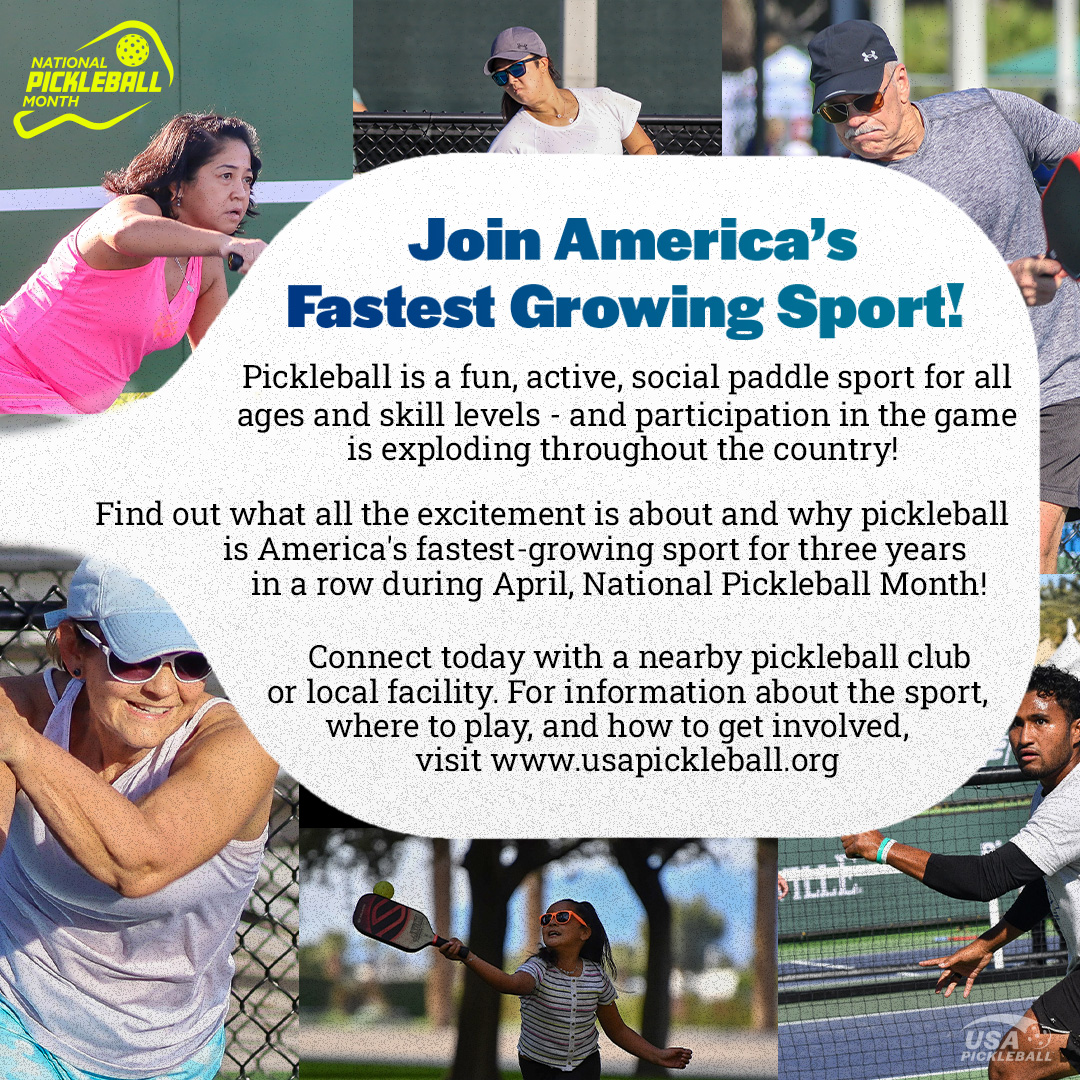 April is National Pickleball Month – Wichita Pickleball