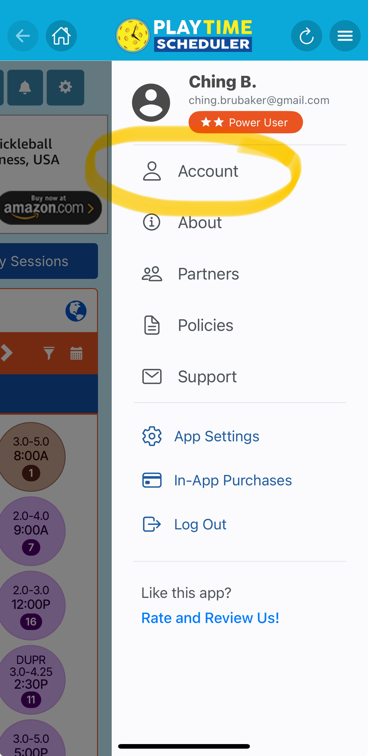 How to Connect Your Official Pickleball Ratings in PlayTime Scheduler ...